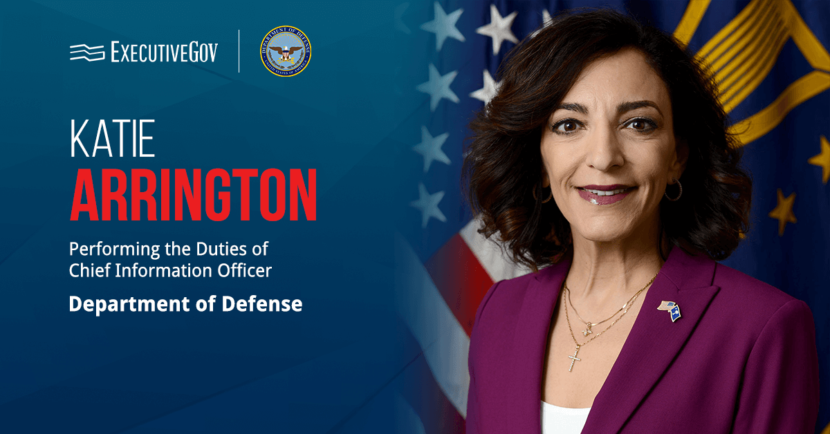Acting DOD CIO Katie Arrington. Arrington directs the formation of the Zero Trust Portfolio Management Office within DOD.