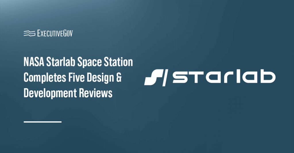 Starlab logo. Starlab completed five design and development reviews for the NASA-backed space station.