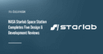 Starlab logo. Starlab completed five design and development reviews for the NASA-backed space station.