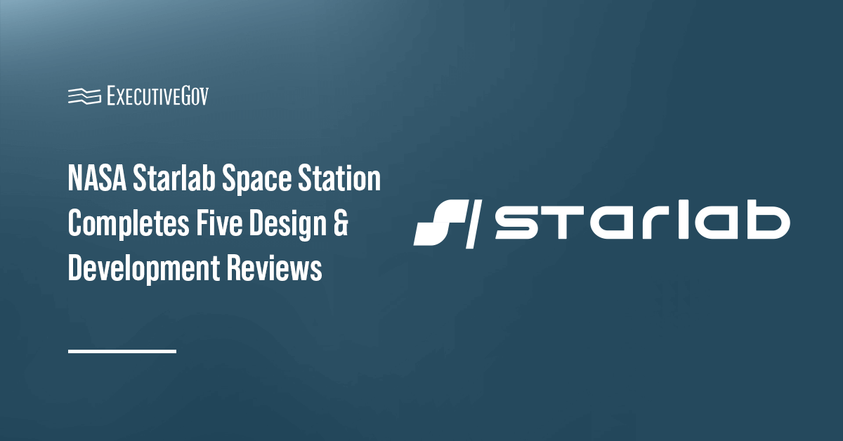Starlab logo. Starlab completed five design and development reviews for the NASA-backed space station.