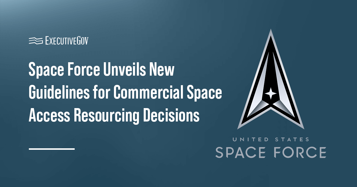 US Space Force logo. USSF unveils its Principles for Space Access Resourcing Decisions.